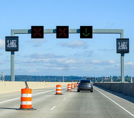 Lane Control Signs (LCS) | SWARCO McCain